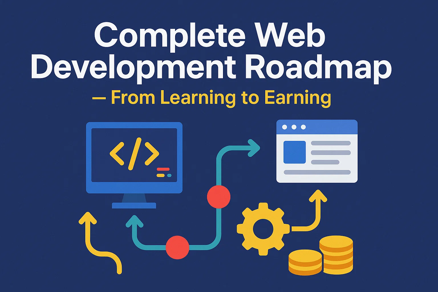 Complete Web Development Roadmap — From Learning to Earning - Convoy64